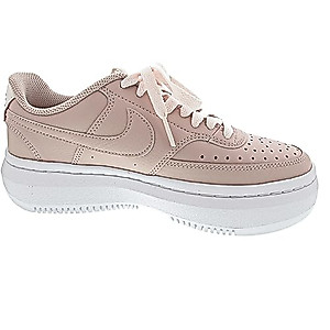Nike Court Vision Alta Leather Women's Trainers Shoes, Pink Oxford/Pink Oxford-White, 8 M US