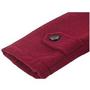 LJYH Children Classic Winter Wool Blend Pea Coats Grils’Double Button Warm Trench Dress Jackets 7/8years