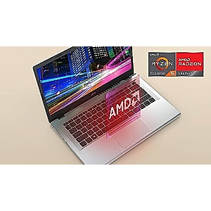 acer 2023 Newest Aspire 3 Touchscreen Laptop, 15.6" FHD IPS Display, AMD Ryzen 5 7520U, 16GB LPDDR5 RAM, 512GB PCIe SSD, AMD Radeon Graphics, WiFi 6, Backlit KB, Windows 11 Home, Bundle with JAWFOAL