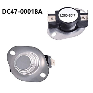 Samsung Dryer Heating Element DC47-00019A, Dryer Repair Kit with DC47-00018A Thermostat, DC47-00016A & DC96-00887A Thermal Fuses and DC32-00007A Dryer Thermistor