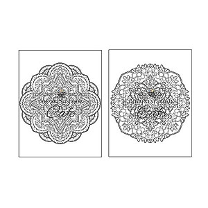 125 Mandalas: An Adult Coloring Book Featuring 125 of the World’s Most Beautiful Mandalas for Stress Relief and Relaxation (Mandala Coloring Books)