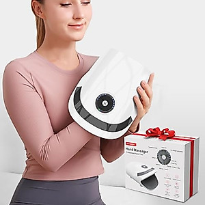 Gifts for Women,Birthday Gifts for Women - Hand Massager with Heat,Lightning Deals of Today Prime - Gifts for Mom/Dad,Teen Girl Gifts Trendy Stuff(White)