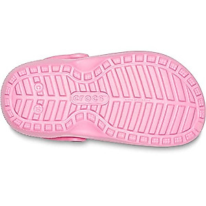 Crocs Kids' Classic Lined Clog | Kids' Slippers, Pink Lemonade/Pink Lemonade, 7 Toddler