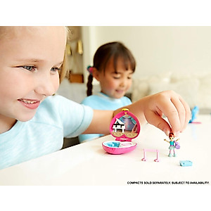 Polly Pocket Tiny Pocket Places Ballet Compact with Micro Lila Doll & Accessories