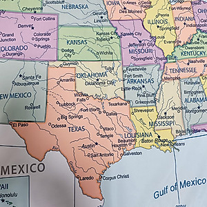 TOMOZ United State Map Tapestry, US Maps Tapestries for Kids Student, Educational Tapestry Wall Hanging for Classroom Bedroom Living Room Dorm Decor 60 x 51Inch