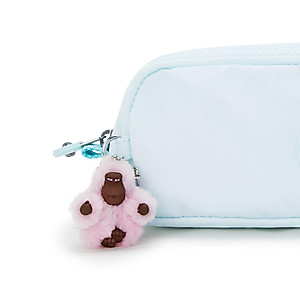 Kipling Gitroy Metallic Pencil Case Blue Sky Met