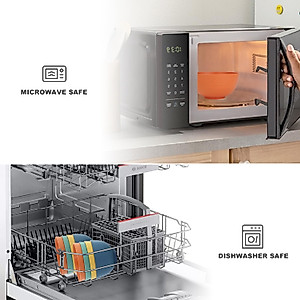 BUSOKIP Wheat Straw Bowls, 10 OZ Snack Bowls Set of 8, Unbreakable Ice Cream Bowls, Alternative Plastic Bowls Reusable, Small Bowls for Snack, Dessert and Appetizer (Multicolor)