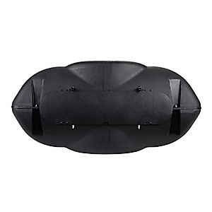 Camco 40539 Heavy-Duty 20lb or 30lb Dual Propane Tank Cover (Black)