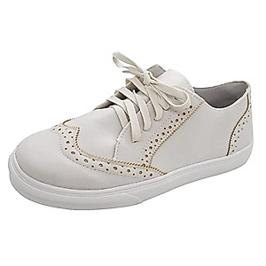 Sneakers For Women Black Women Fashion Sneakers Breathable Casual Comfortable Lightweight Walking Shoes Lace Up Low Top Slip On Platform Flats Loafers