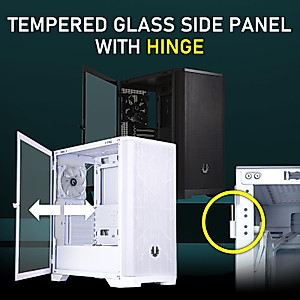 BitFenix Nova Mesh SE 4ARGB High Airflow PC Gaming Case Premium White-GPU Support 357mm- AIO Support 360mm-6+6 Controller (LED/PWM System) Aura SYNC/Mystic Light/RGB Fusion 2.0/Polychrome SYNC