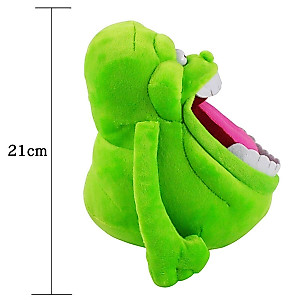 SANERBA Stay Puft Marshmallow Man Plush Toys, Slimer Cute Ghost Stuffed Doll Toys for Kids (A-Stay Puft Marshmallow Man+Slimer), 23CM