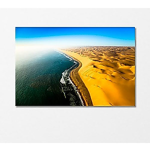 Skeleton Coast Namib Desert Namibia Canvas Print 5 Panels / 36x24 inches