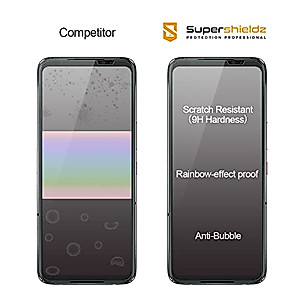 Supershieldz (2 Pack) Designed for Asus Rog Phone 7 5G and ROG Phone 7 Ultimate Tempered Glass Screen Protector, Anti Scratch, Bubble Free