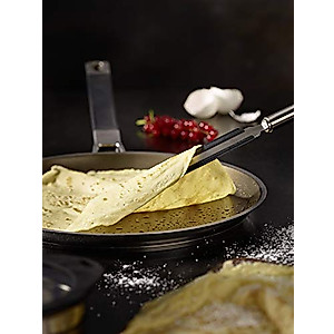 Rösle Stainless Steel Round-Handle Crepes Turner, 12.6-inch