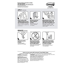 Command Small Wire Toggle Hooks, Damage Free Hanging Wall Hooks with Adhesive Strips, No Tools Wall Hooks for Hanging Organizational Items in Living Spaces, 9 White Hooks and 12 Command Strips