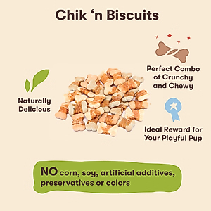 ---Pet 'n Shape Chik 'n Wrapped Biscuits – Natural Chicken Wrapped Dog Treats - 35 Ounce