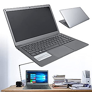 Dpofirs EZbook X3 Jumper Tech Notebook Computer Laptop, 4GB DDR3+ 64GB eMMC, for Dual‑core Processor, 13.3in 1080P IPS Screen 178° Wide Angle(110-240V)