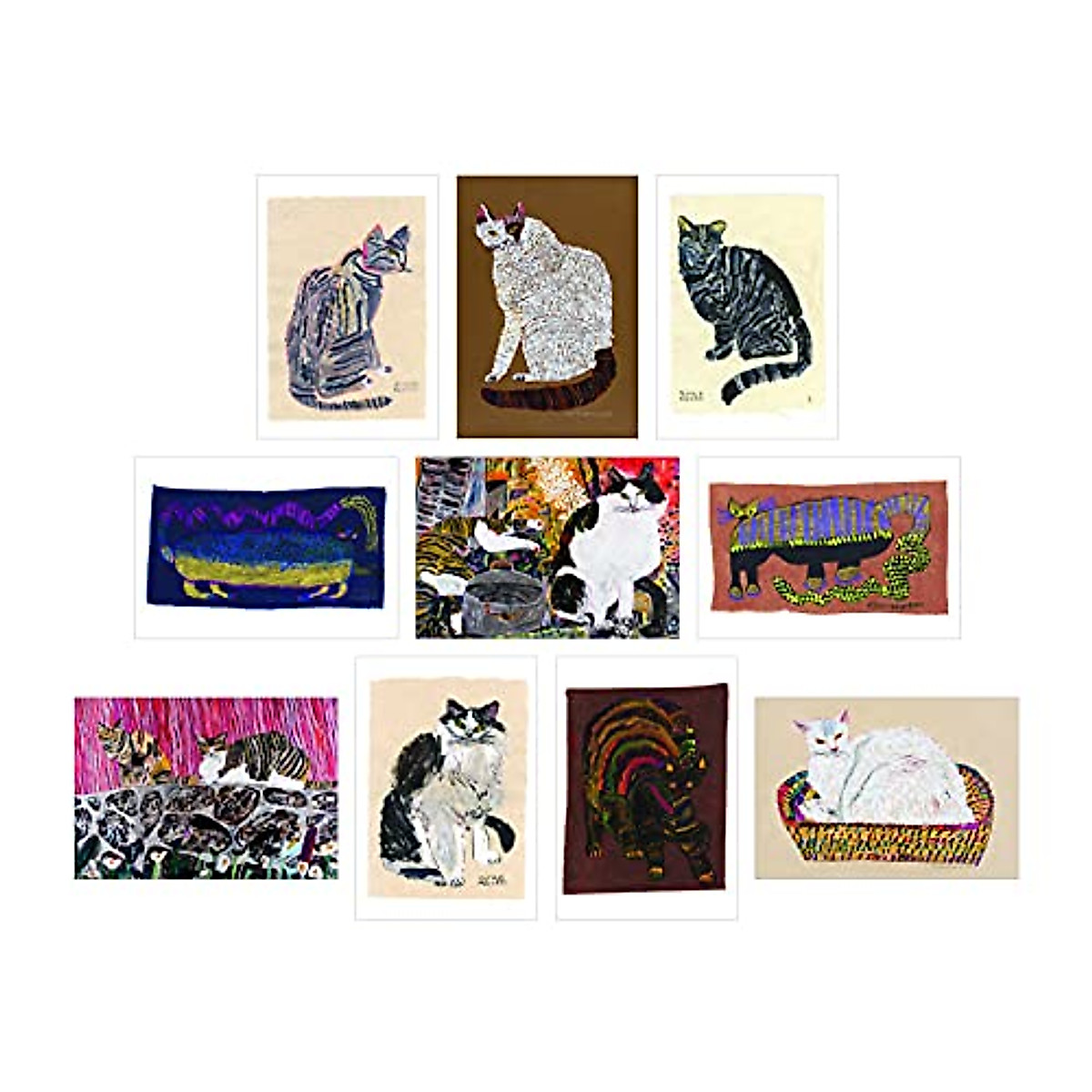 Princeton Architectural Press Cat Box: 100 Postcards by 10 Artists