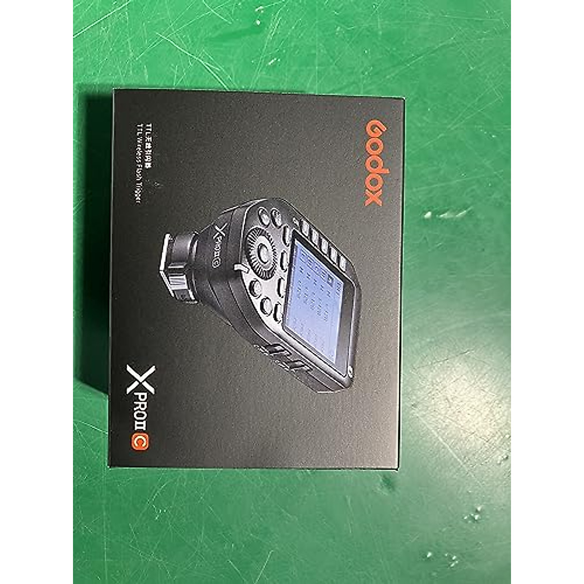 Godox XProII-C TTL Wireless Flash Trigger Compatible for Canon Cameras, 2.4G Wireless Flash Transmitter HSS 1/8000S,Bluetooth Connection, TCM Transform Function, New Hotshoe Locking, Large LCD Display