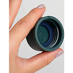 Ocean Bottle - Recycled Stainless Steel Drinks Reusable Water Bottle - Eco-Friendly & Reusable - Obsidian Black - 17 oz