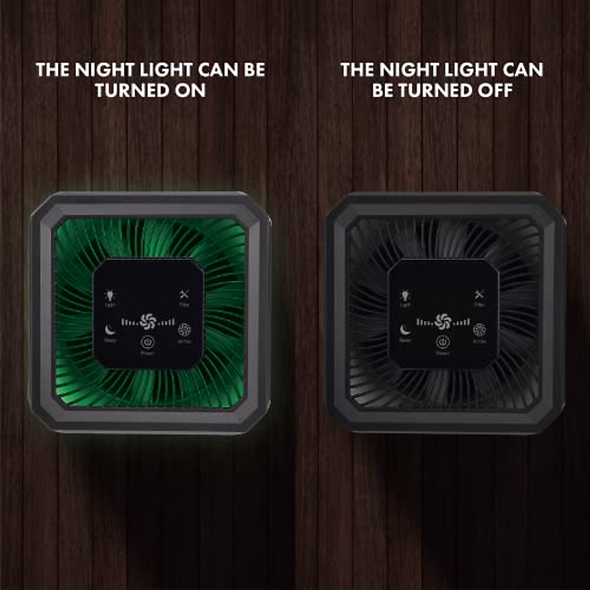 Safe-Mate Air Purifiers Covers 210 SQFT [19.5M2] [True H13 HEPA Filter] [3 in 1 Filtration] Air Purifier with Touchscreen Control & Sleep Mode - Remove 99.97% Allergens, Odors, Smoke, Dust - Black