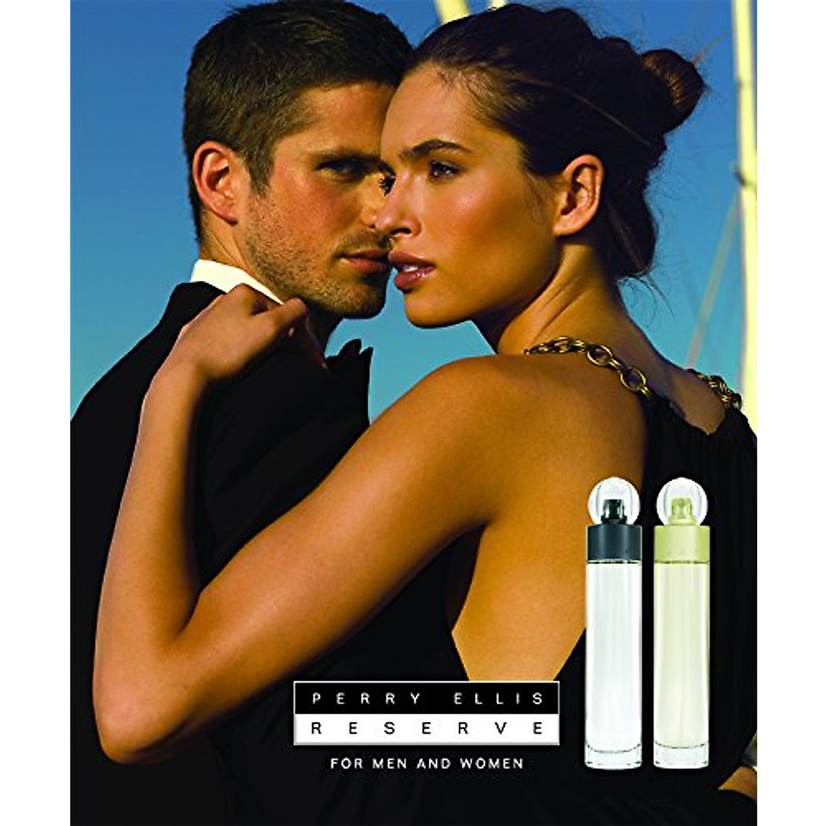 Perry Ellis Reserve Eau de Toilette Splash For Men, 3.4 Ounce, black (PE6552)