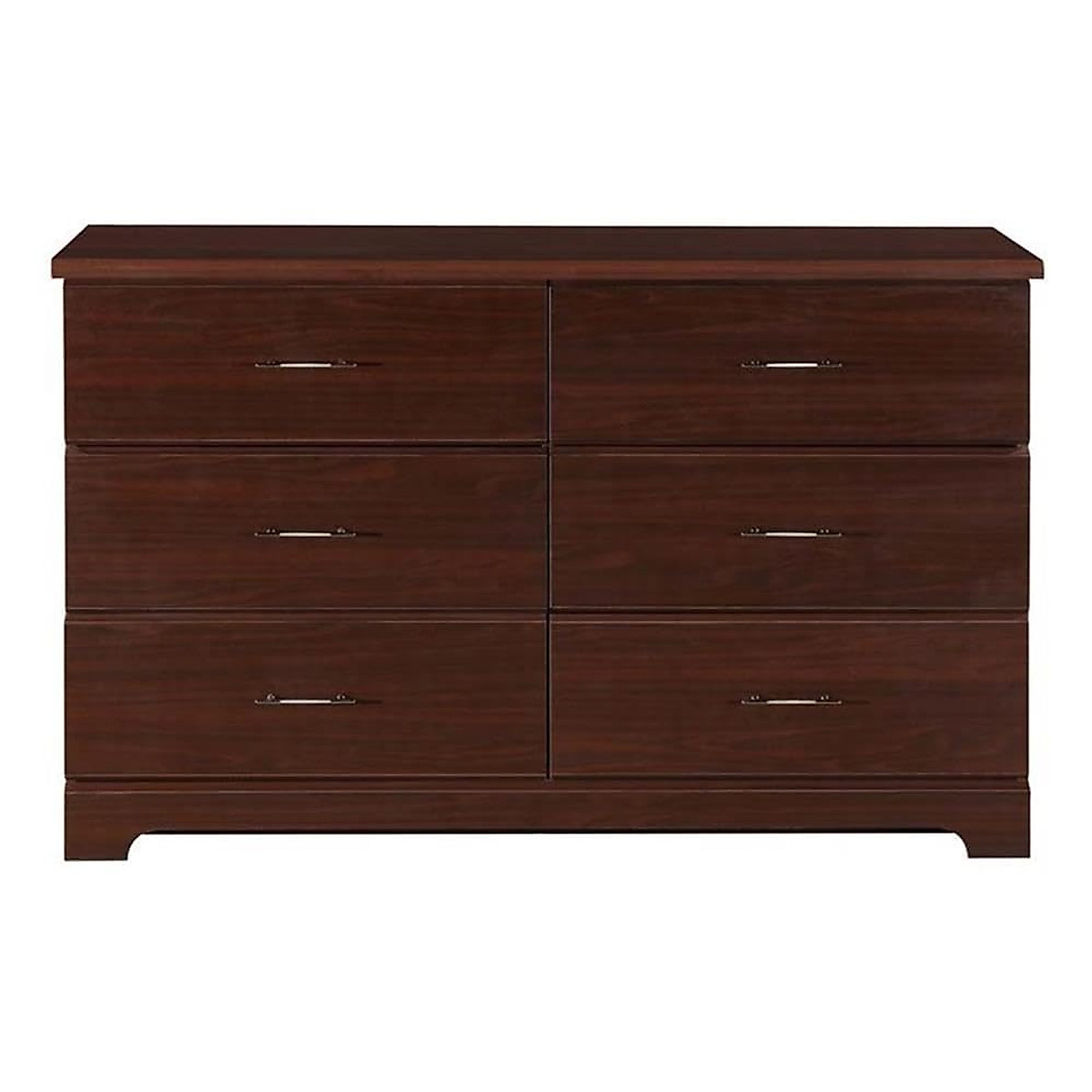 Home Square 2-Piece Set with Convertible Crib & 6 Drawer Dresser in Espresso