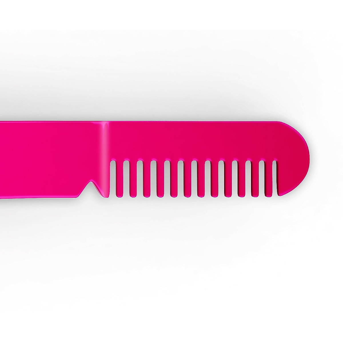 Amaok Eyebrow Tweezer with Comb - Slant Tip, Bright Pink - BOGO SALE Offer - Details Below.
