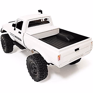 FMTStore WPL 1:16 C24-1 Upgrade Version Remote Control Car Full Scale 4WD Off-Road Truck with Headlight RC Car, Climbing Vehicle Speed Model Toys