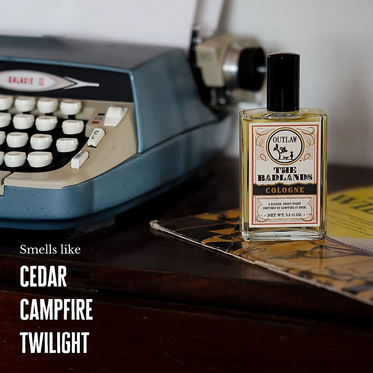 Smoky & Woody Cologne with notes of Cedar and Campfire - The Badlands Cologne by Outlaw - Men's or Women's Cologne