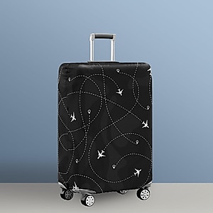 Travelkin Luggage Cover For Suitcase Tsa Approved, Suitcase Cover Protector Fits 18-32 Inch Luggage(M for 22-25 Inch Luggage)