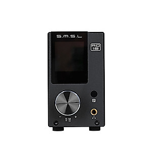 S.M.S.L AD18 Audio HiFi Stereo Amplifier with Bluetooth 4.2 Supports Apt-X,USB DSP Full Digital Power Amplifier 2.1 Small 80Wx2 Class D Amplifier with Subwoofer Output