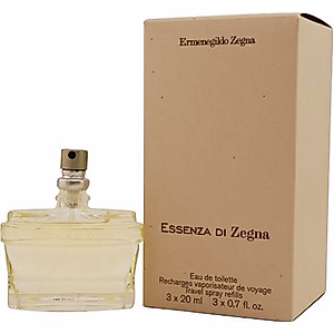 Essenza Di Zegna By Ermenegildo Zegna Parfums For Men Eau De Toilette Spray 0.67-Ounces & Two Refills 0.67-Ounces