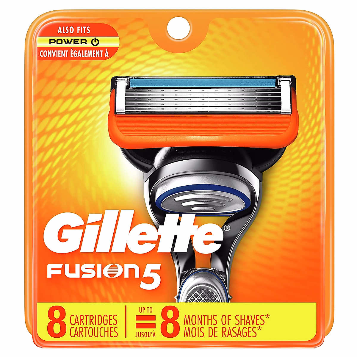 Gillette Fusion Power Razor Refill Cartridges, 8 Cartridges