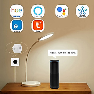 Wishiot 2pcs Zigbee Smart Plug Remote Control Outlet Adapter Switch Compatible with Alexa, Echo (4th gen) Echo Plus (2nd) Google Home, SmartThings Hub, eWeLink, Voice Pairing, Hub Required