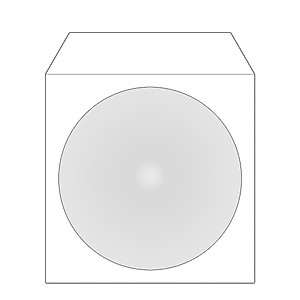 MEDIARANGE BOX62 1disques Case Optical Disk Cases Optical Drives (1, White, Paper White, 120 mm)