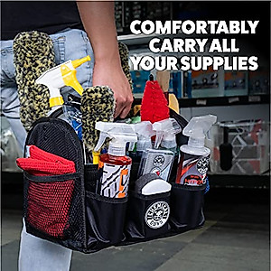 Chemical Guys ACC623 Quick Load Collapsible Detailing Caddy & Storage Organizer (For Cars, Trucks, SUVs, RVs, Home, Workspace, Garage) Black