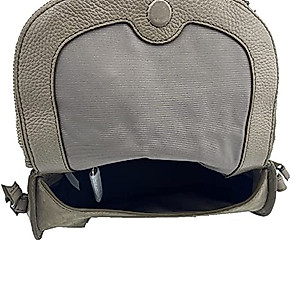 Marc Jacobs H110L01FA21 Greige Leather Strap Women's Zipper Crossbody