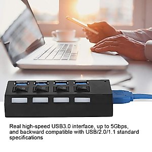 Sorand USB hub, Convenient USB Docking Station, Computer Accessories Home Office Computer peripherals