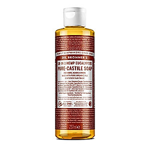 Dr. Bronner's Magic Soaps: Liquid Castile Soap, Eucalyptus 8 oz (3 pack)