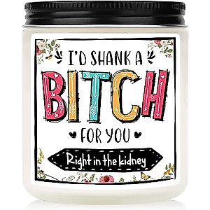 Best Friend, Thank You Gifts, Long Distance Relationship Gifts, Self Care Gifts for Women, Get Well Soon Gifts for Women, Sisters from Sisters, Birthday, Lavender Scented, 7oz Soy Wax Candles