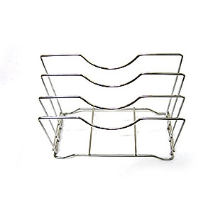 Stainless Steel Wire Chopping Board Holder Cutting Board Rack Kitchen Organizer