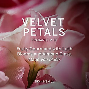 Victoria's Secret Velvet Petals Body Mist for Women, Perfume with Notes of Lush Blooms and Almond Glaze, Womens Body Spray, Made You Blush Women’s Fragrances - 250 ml / 8.4 oz
