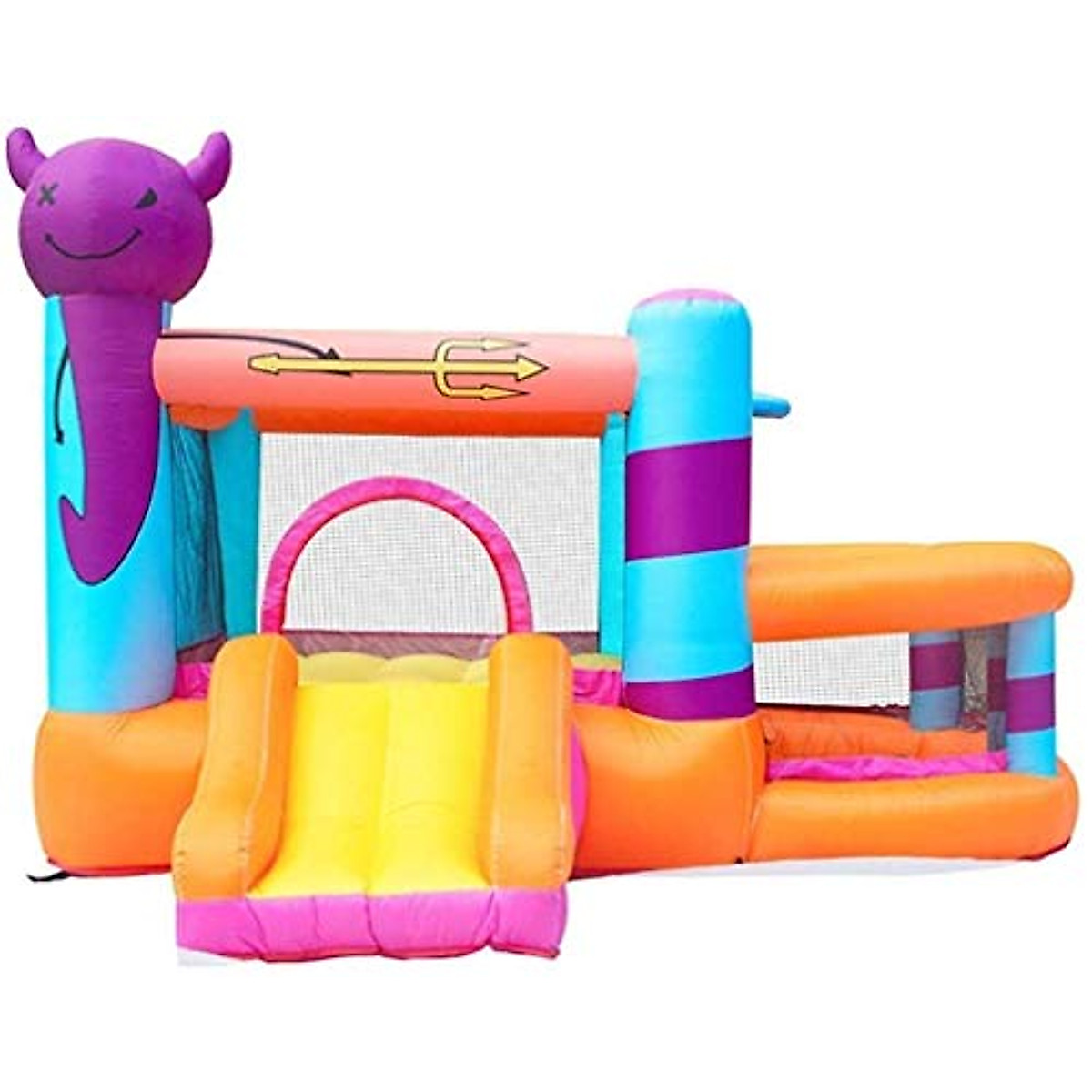 for Kids Kids Bouncy Castle Inflatable Bouncy Castle,Large Inflatable Castle Children's Indoor Outdoor Playground Inflatable Bouncer Summer Gift