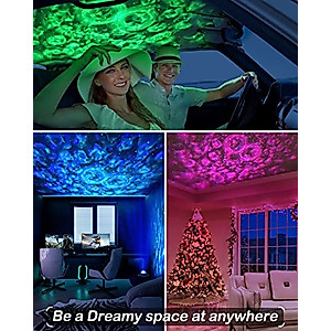 Star Projector,Laliled Ocean Wave Projector with Remote and Bluetooth Speaker,Timer,360 Degree Rotating Galaxy Light Projector for Baby Kids Adults Bedroom/Decoration/Birthday/Party