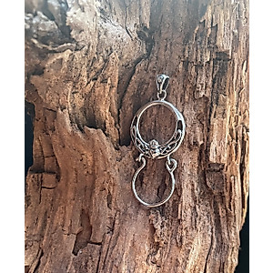 Jewelry Trends Claddagh Celtic Knot Charm Holder Keepsake Sterling Silver Pendant