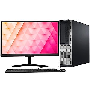 Dell Optiplex 7010 Office Desktop Fast Computer, Intel Quad Core i5 3470 Upto 3.60GHz 16GB DDR3, 256GB SSD, 20 Inch Screen, Keyboard, Mouse, USB Wireless WiFi, Windows 10 Professional 64-bit(Renewed)