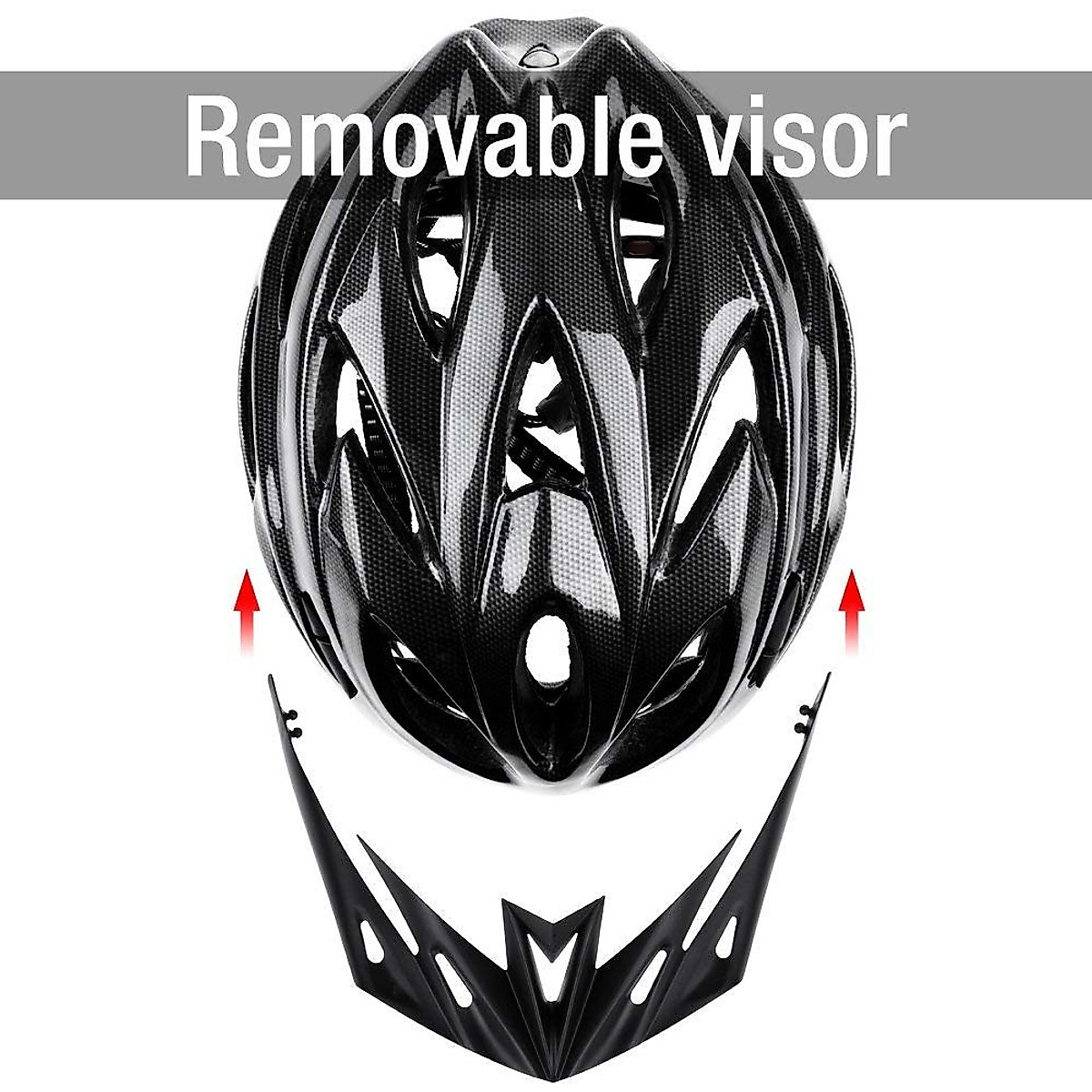 Adult Bike Helmet, Lightweight Cycling Helmet, Bicycle Helmet Adjustable Size Ultralight Specialized for Mens Womens Safety Protection ES-022