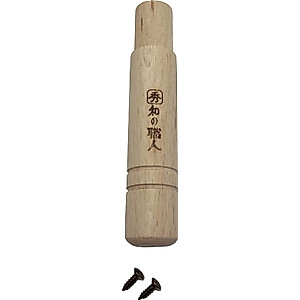 Taniguchi Metal Japanese Craftsman Deep Yukihira Pot Replacement Wooden Pattern, Large, Wood, 6.3 inches (16 cm), 7.1 inches (18 cm), 7.9 inches (20 cm), 8.7 inches (22 cm), 9.4 inches (24 Beige