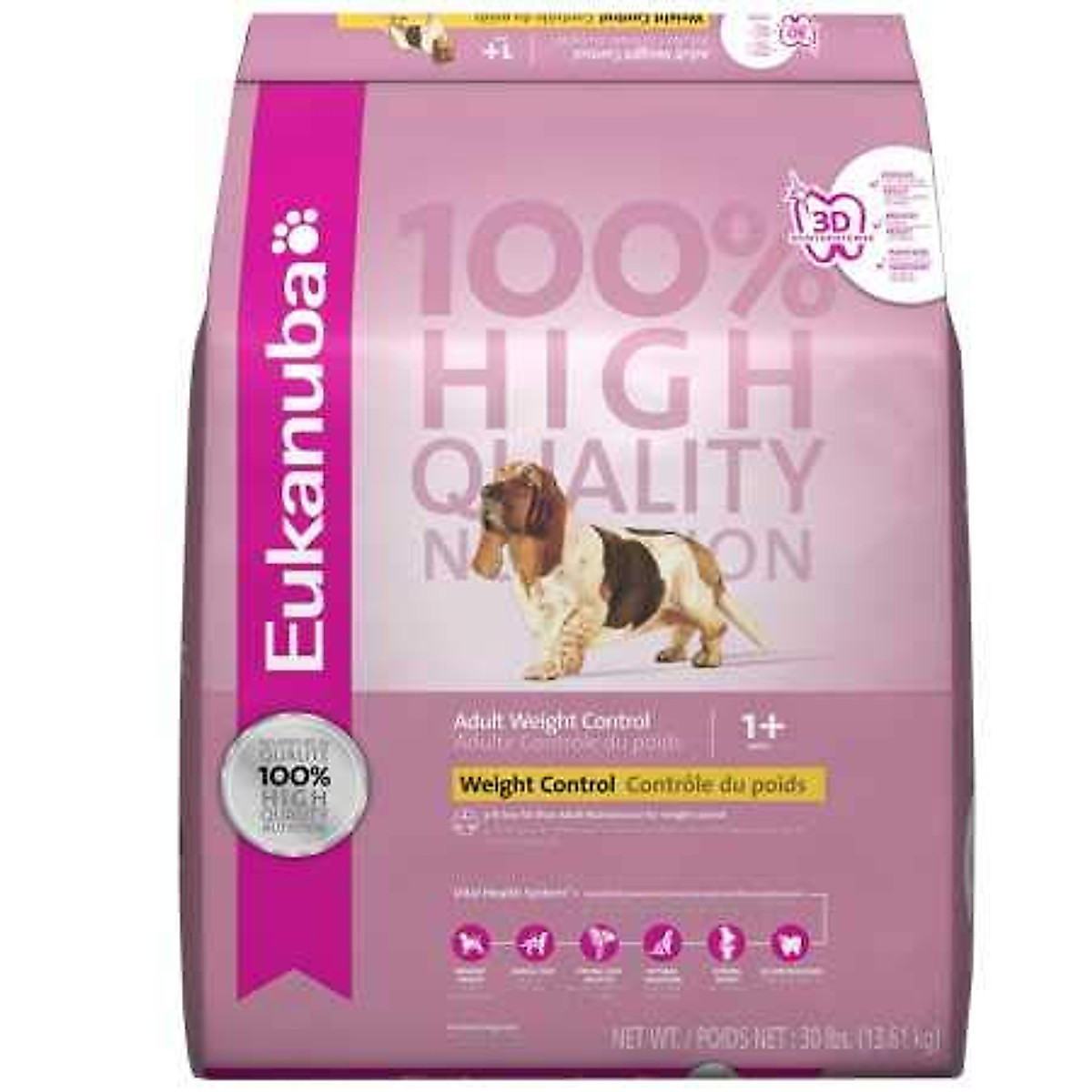 Eukanuba Adult Weight Control Dog Food 30 Pounds
